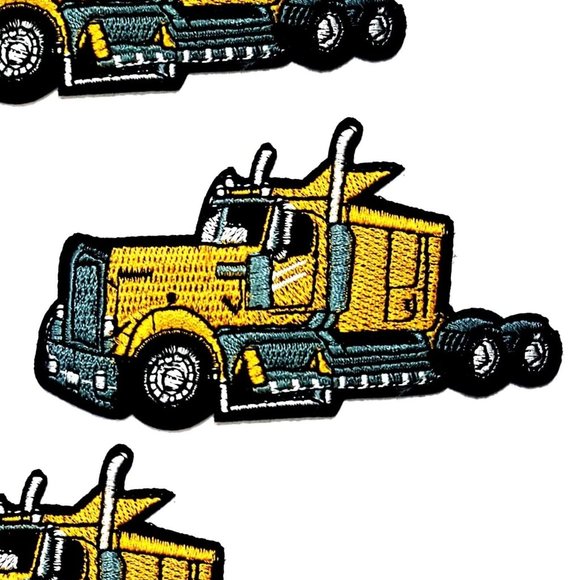 Other | 3pack Semi Truck Iron On Patches Big Rig Truck Badges Quality ...
